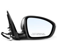 China Front Passenger Black Power Mirror with 3-Pin for Nissan Sentra 2020-2022 for sale