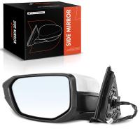 China Front Driver White Power Mirror with 3-Pins for Honda Civic 2016-2021 1.5L 2.0L for sale