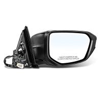 China Front Passenger Black Power Heated Mirror with 5-Pin for Honda Civic 2016-2021 for sale