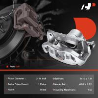 China Front Driver Brake Caliper with Bracket for Honda Accord 01-12 Acura CL TL TSX for sale