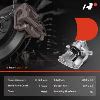China Front Driver/Passenger Brake Caliper for Audi 100 89-91 5000 Quattro VW Passat for sale