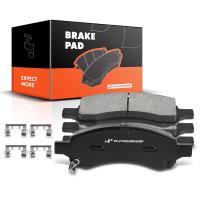 China 4pcs Front Driver & Passenger Ceramic Brake Pads with Sensor for Chevrolet Traverse SSR Buick Enclave GMC Canyon for sale