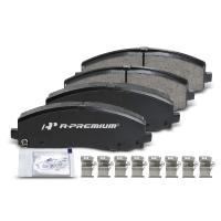 China 4pcs Front Driver & Passenger Ceramic Brake Pads with Sensor for Chrysler Town & Country Dodge Journey Jeep Wrangler for sale