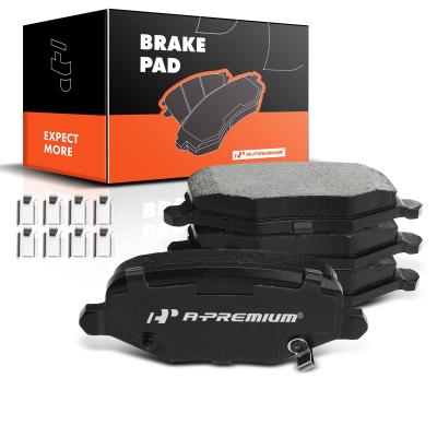 China 4pcs Rear Driver & Passenger Ceramic Brake Pads with Sensor for Chrysler Town & Country Dodge Grand Caravan VW Ram for sale