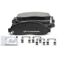 China 4pcs Front Driver & Passenger Ceramic Brake Pads with Sensor for Dodge Dakota 2003-2004 3.7L 4.7L 3.9L 5.9L for sale