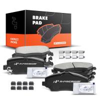 China 8pcs Front & Rear Ceramic Brake Pads with Sensor for Dodge Nitro 07-11 Jeep Liberty Wrangler JK for sale