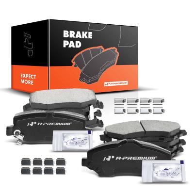 China 8pcs Front & Rear Ceramic Brake Pads with Sensor for Dodge Nitro 07-11 Jeep Liberty Wrangler JK for sale