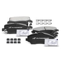 China 8pcs Front & Rear Ceramic Brake Pads with Sensor for Dodge Nitro 07-11 Jeep Liberty Wrangler JK for sale