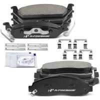 China 8pcs Front & Rear Ceramic Brake Pads with Sensor for Dodge Dakota 2003-2004 3.7L 4.7L 3.9L 5.9L for sale