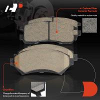 China 8pcs Front & Rear Ceramic Brake Pads with Sensor for Chevrolet Impala Buick Regal Cadillac Olds for sale