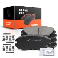 China 4pcs Front Driver & Passenger Ceramic Brake Pads with Sensor for Chevrolet Impala Equinox Buick LaCrosse Regal for sale