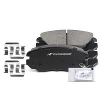 China 4pcs Front Driver & Passenger Ceramic Brake Pads with Sensor for Chevrolet Impala Equinox Buick LaCrosse Regal for sale
