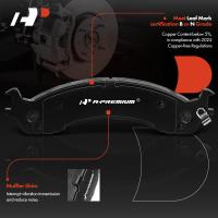 China 4pcs Front Driver & Passenger Ceramic Brake Pads with Sensor for Dodge Ram 2500 Ram 3500 2000 2001 2002 for sale