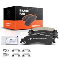 China 4pcs Rear Driver & Passenger Ceramic Brake Pads with Sensor for Chevrolet Silverado 1500 GMC Sierra 1500 Cadillac for sale