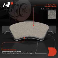 China 4pcs Front Driver & Passenger Ceramic Brake Pads with Sensor for Chrysler Town & Country Voyager Dodge Grand Caravan for sale