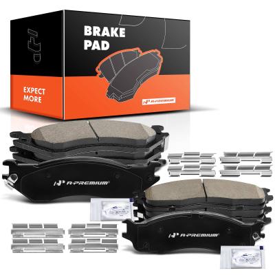 China 8pcs Front & Rear Ceramic Brake Pads with Sensor for Dodge Ram 1500 06-08 Ram 2500 Ram 3500 03-08 for sale