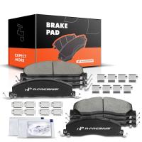 China 8pcs Front & Rear Ceramic Brake Pads with Sensor for Dodge Ram 2500 3500 09-10 Ram 1500 2500 3500 for sale