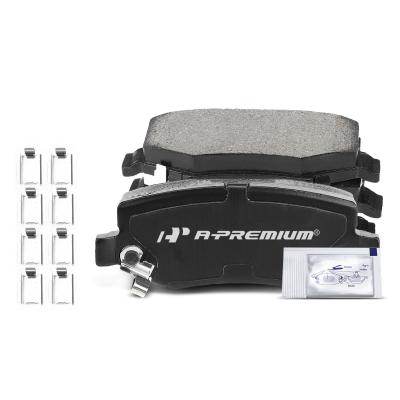 China 4pcs Rear Driver & Passenger Ceramic Brake Pads with Sensor for Dodge Nitro 2007-2011 Jeep Liberty 08-12 Wrangler JK for sale