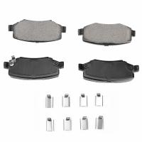 China 4pcs Rear Driver & Passenger Ceramic Brake Pads with Sensor for Dodge Nitro 2007-2011 Jeep Liberty 08-12 Wrangler JK for sale
