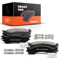 China 8pcs Front & Rear Ceramic Brake Pads with Sensor for Dodge Ram 2500 Ram 3500 2001 2002 for sale