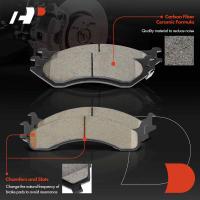 China 8pcs Front & Rear Ceramic Brake Pads with Sensor for Dodge Ram 2500 Ram 3500 2001 2002 for sale