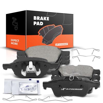 China 8pcs Front & Rear Ceramic Brake Pads  for Ford Escape 2013-2016 Focus Mazda 3 5 Volvo for sale