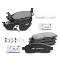 China 8pcs Front & Rear Ceramic Brake Pads  for Ford F-150 2004-2008 Lincoln Mark LT 06-08 for sale