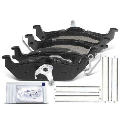 China 4pcs Rear Driver & Passenger Ceramic Brake Pads with Sensor for Ford F-150 2004-2011 Lincoln Mark LT 2006 2007 2008 for sale