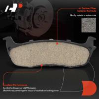 China 4pcs Rear Driver & Passenger Ceramic Brake Pads  for Ford F-150 F-250 Expedition Lincoln Navigator for sale