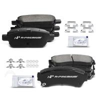 China 8pcs Front & Rear Ceramic Brake Pads  for Ford Fusion Mazda Lincoln MKZ Mercury Milan for sale