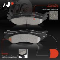 China 8pcs Front & Rear Ceramic Brake Pads  for Dodge Ram 1500 2002-2005 Durango 2003-2006 for sale