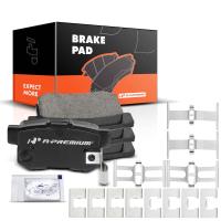 China 4pcs Rear Driver & Passenger Ceramic Brake Pads with Sensor for Honda Civic Accord Acura TL Suzuki SX4 for sale