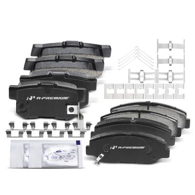 China 8pcs Front & Rear Ceramic Brake Pads with Sensor for Honda Accord 03-07 Civic 12-15 Acura ILX for sale