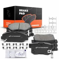 China 8pcs Front & Rear Ceramic Brake Pads with Sensor for Honda Accord 03-07 Civic 12-15 Acura ILX for sale