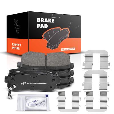 China 4pcs Rear Driver & Passenger Ceramic Brake Pads with Sensor for Hyundai Elantra Sonata Tucson Kia Sportage Cadenza for sale