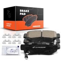 China 4pcs Rear Driver & Passenger Ceramic Brake Pads with Sensor for Hyundai Elantra 07-10 Azera Sonata XG300 XG350 Kia for sale