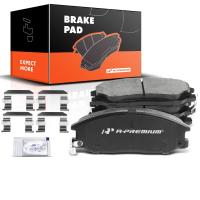 China 4pcs Front Driver & Passenger Ceramic Brake Pads with Sensor for Hyundai Santa Fe XG300 XG350 Kia Sorento Amanti for sale
