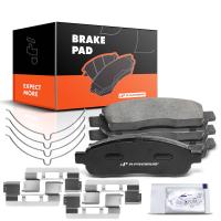 China 4pcs Front Driver & Passenger Ceramic Brake Pads  for Ford F-150 F150 2004-2008 Lincoln Mark LT 2006-2008 for sale