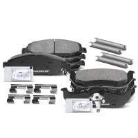 China 8pcs Front & Rear Ceramic Brake Pads with Sensor for Jeep Commander 06-10 Grand Cherokee 05-10 for sale