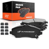 China 4pcs Front Driver & Passenger Ceramic Brake Pads with Sensor for Jeep Wrangler Volkswagen Dodge Journey Chrysler Ram for sale