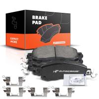 China 4pcs Front Driver & Passenger Ceramic Brake Pads with Sensor for Nissan Altima 2013-2020 LEAF 2014-2017 for sale