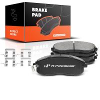 China 4pcs Front Driver & Passenger Ceramic Brake Pads with Sensor for INFINITI G20 Nissan Altima Juke Versa Suzuki SX4 for sale
