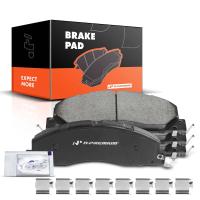 China 4pcs Front Driver & Passenger Ceramic Brake Pads with Sensor for Ram 2500 3500 2011-2018 Dodge Ram 2500 2009-2010 for sale