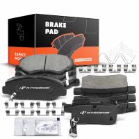 China 8pcs Front & Rear Ceramic Brake Pads with Sensor for Honda Accord 2013 2014 LX LX-S for sale