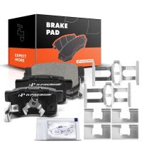 China 4pcs Rear Driver & Passenger Ceramic Brake Pads with Sensor for Honda CR-V 2005-2016 Crosstour Acura RDX 2010-2018 for sale