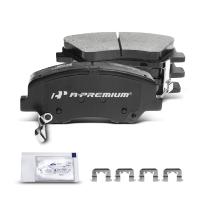 China 4pcs Front Driver & Passenger Ceramic Brake Pads with Sensor for Hyundai Accent Kia Rio 2012-2017 L4 1.6L for sale