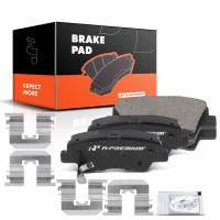 China 4pcs Rear Driver & Passenger Ceramic Brake Pads with Sensor for Hyundai Accent 2012-2017 Elantra Kia Soul Forte Rio for sale