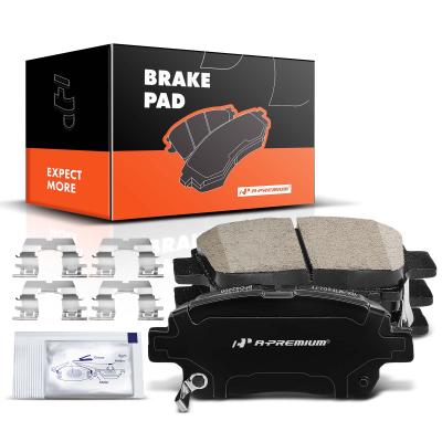 China 4pcs Front Driver & Passenger Ceramic Brake Pads with Sensor for Scion xB xA iQ 12-15 Toyota Celica Echo 01-05 Prius for sale