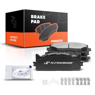 China 4pcs Front Driver & Passenger Ceramic Brake Pads with Sensor for Toyota Camry 07-17 Avalon Lexus ES300h 13-18 ES350 for sale