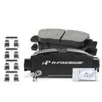 China 4pcs Rear Driver & Passenger Ceramic Brake Pads with Sensor for Toyota Sienna 04-10 V6 3.3L 3.5L 4-Wheel Disc Brakes for sale